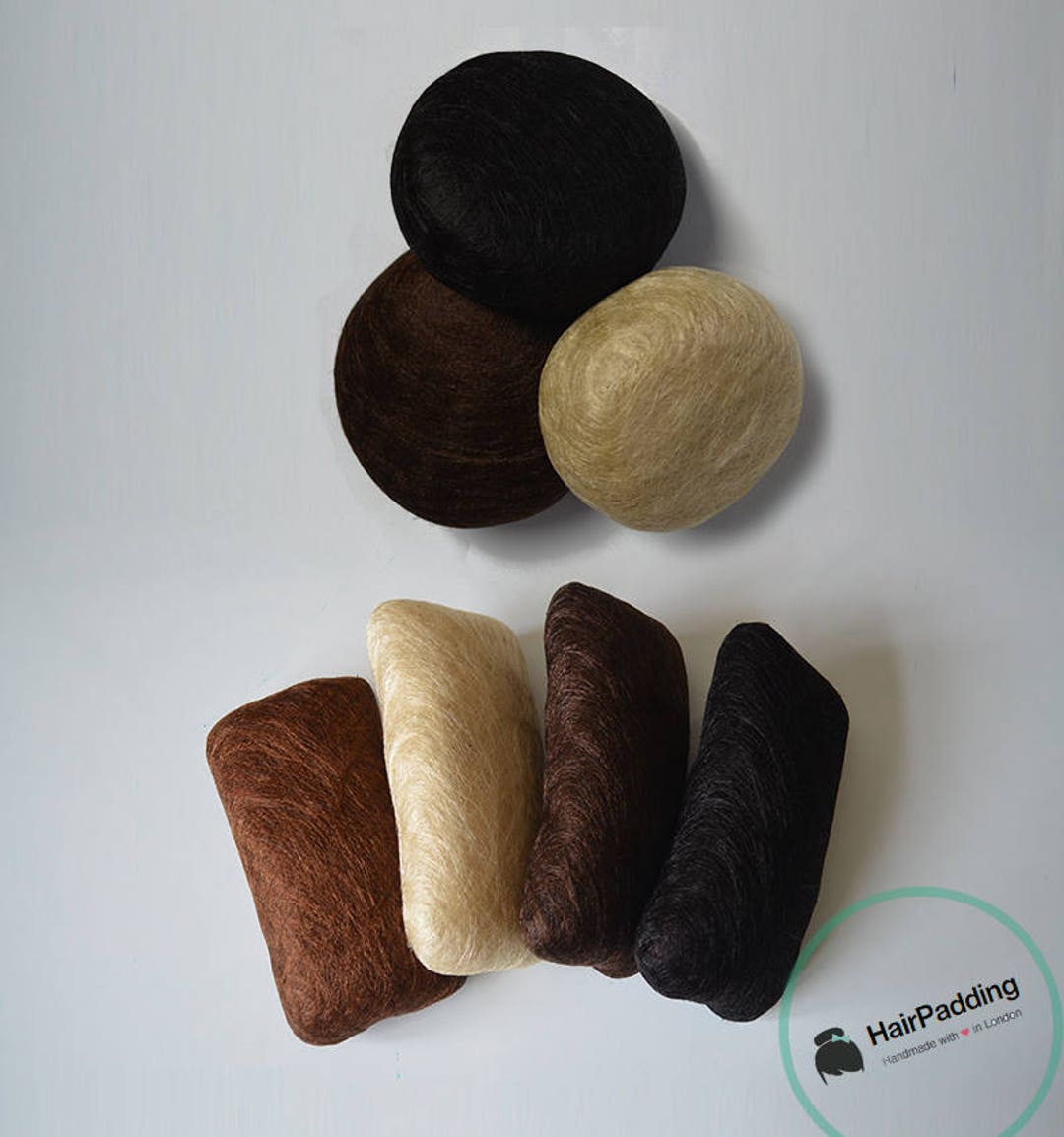 Large Hair Dougnut Padding, Hair Bun Donuts & Rolls, Insert Hair Bump ...