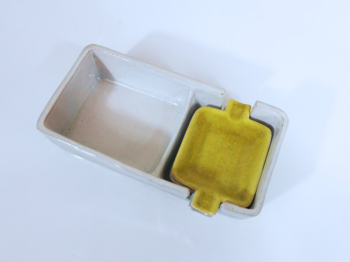 Alvino Bagni for Raymor - Cigarette Box With Individual Ashtrays and ...