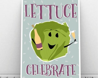 Lettuce Celebrate | Etsy