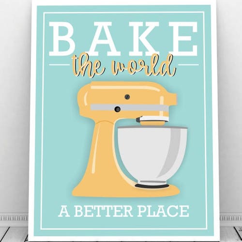 Funny Kitchen Art Kitchen Printables 6 Set Kitchen Wall | Etsy