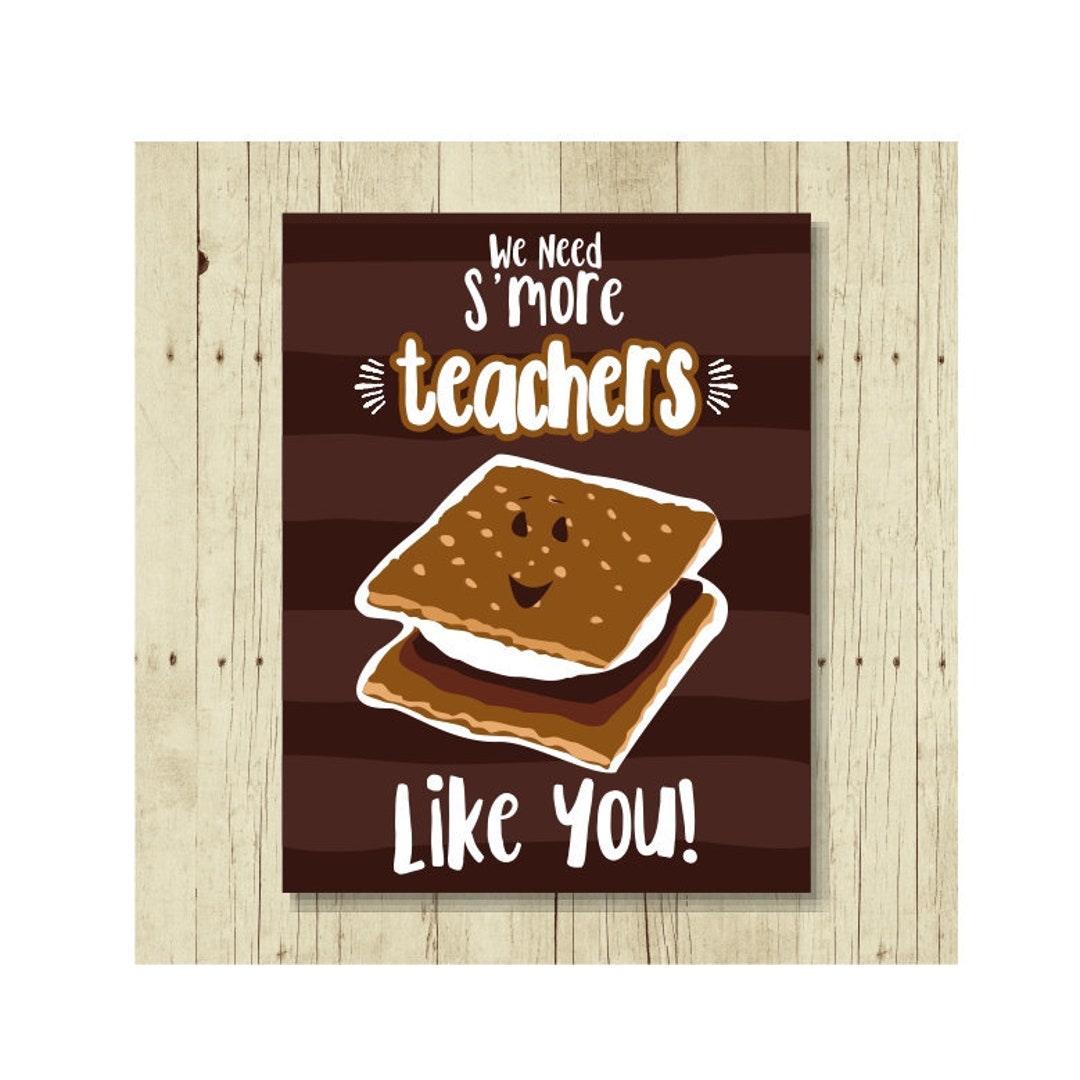 Teacher Appreciation Week Smore Favor Pun Gift Pun Magnets - Etsy
