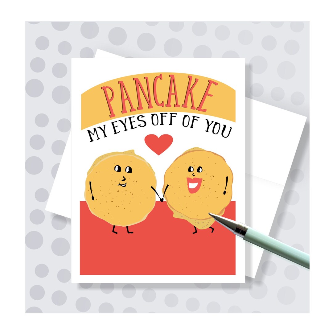 Pancake Card Pancake and Pajamas Pancake Birthday Pancakes - Etsy Italia