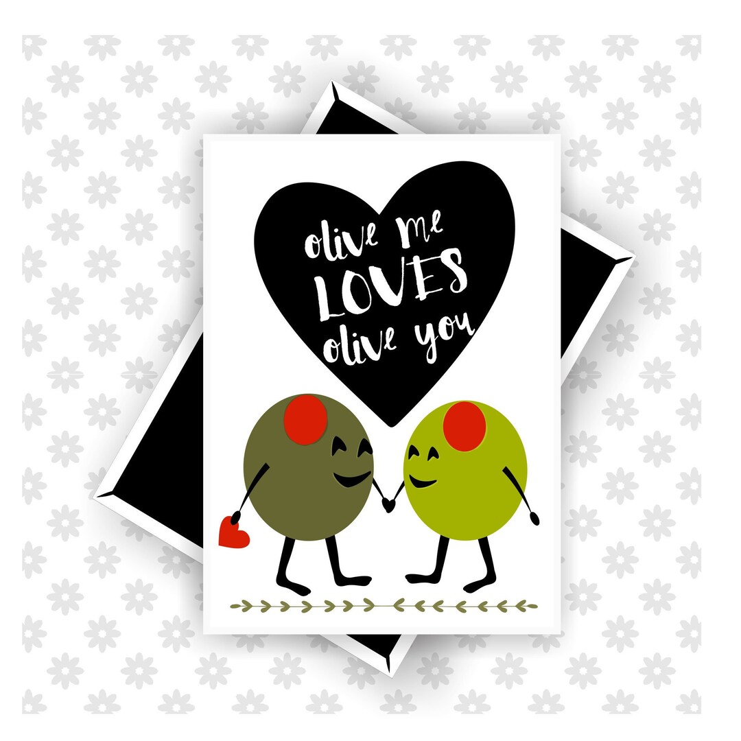 Olive You Funny Magnets Food Puns Pun Magnets Romantic - Etsy