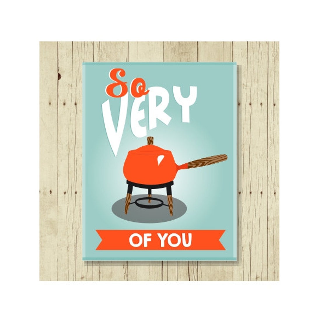 Pun Magnets Fondue Pot Food Puns Funny Magnets Bestie - Etsy