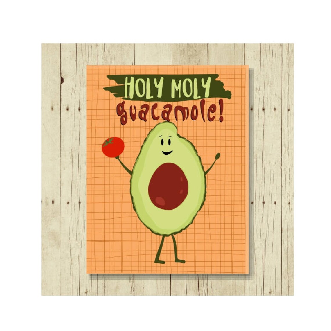 Holy Moly Guacamole Food Puns Food Magnets Funny Fridge - Etsy