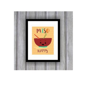 Miso Happy Food Puns Funny Printables Miso Soup Japanese - Etsy