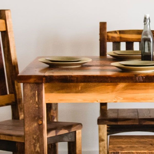 Rustic Dining Table - Etsy