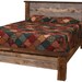 Platform Bed Rustic Platform Bed Low Bed Frames Barn Wood Bed Barn Furniture Handmade Rustic Bed ...