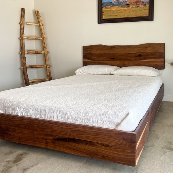 Walnut Bed - Etsy