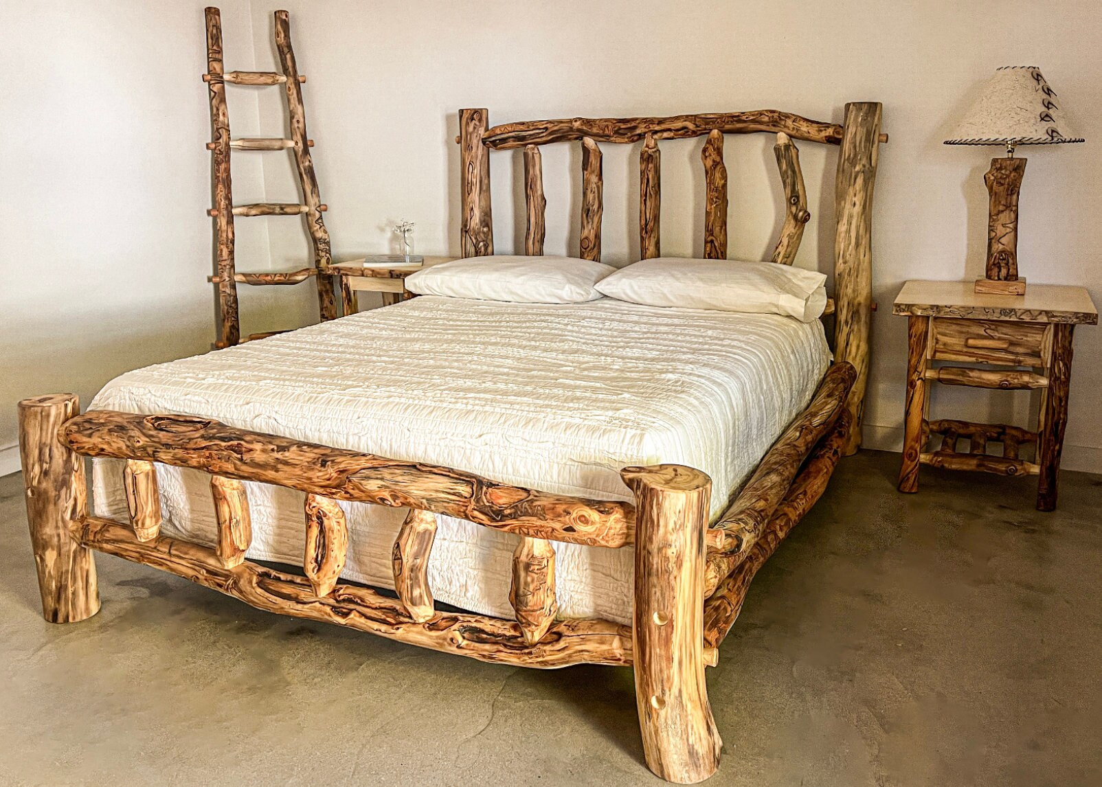 Log Bed / Aspen Log Bed / Kodiak Log Bed / Aspen Log Furniture / Aspen ...