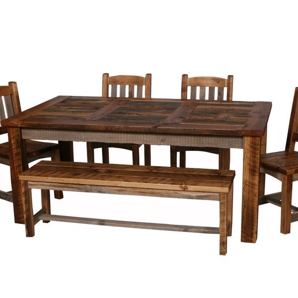 Reclaimed Wood Dining Table - Etsy