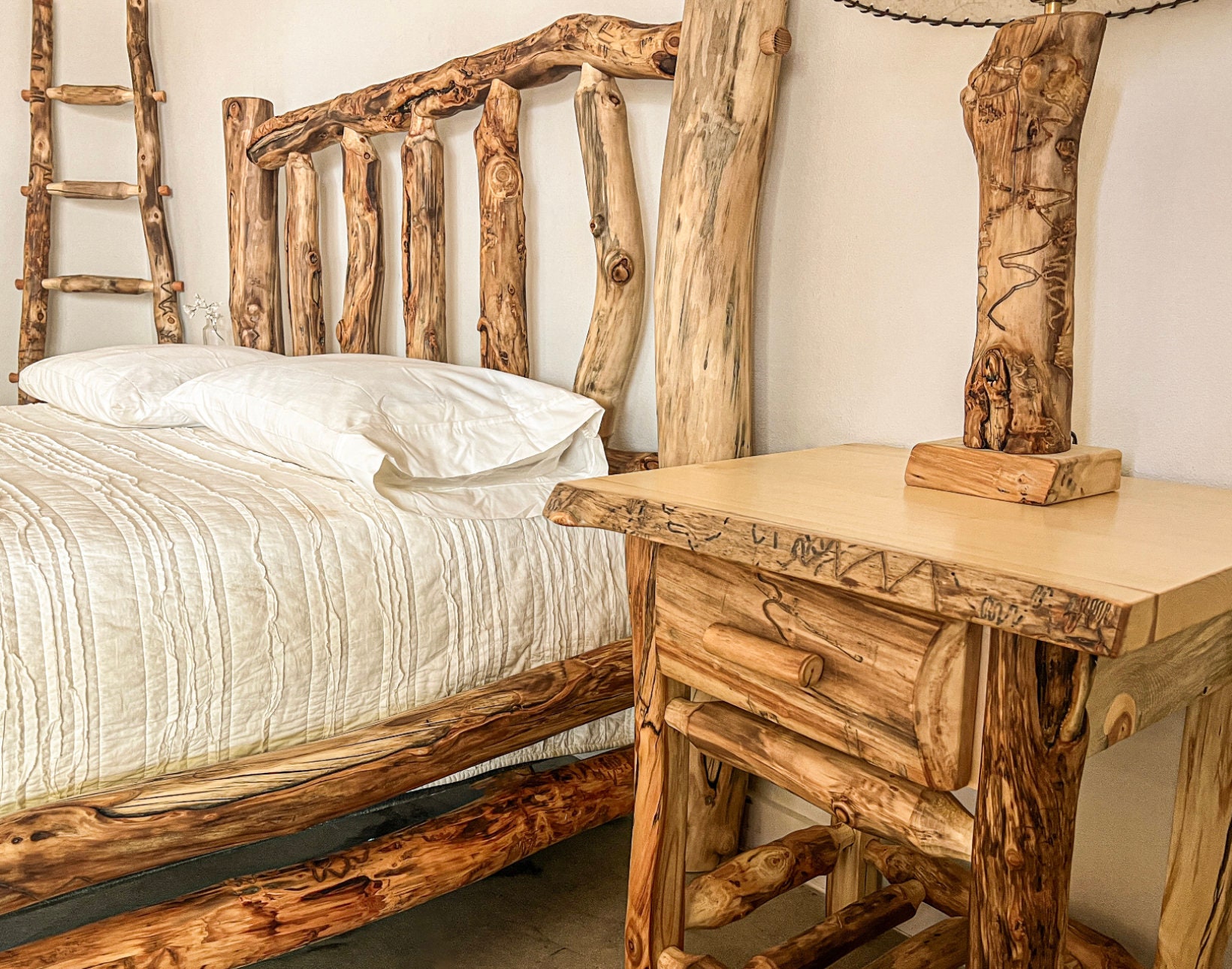 Log Bed / Aspen Log Bed / Kodiak Log Bed / Aspen Log Furniture / Aspen ...