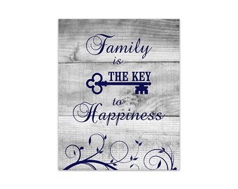 Family is the Key - Etsy