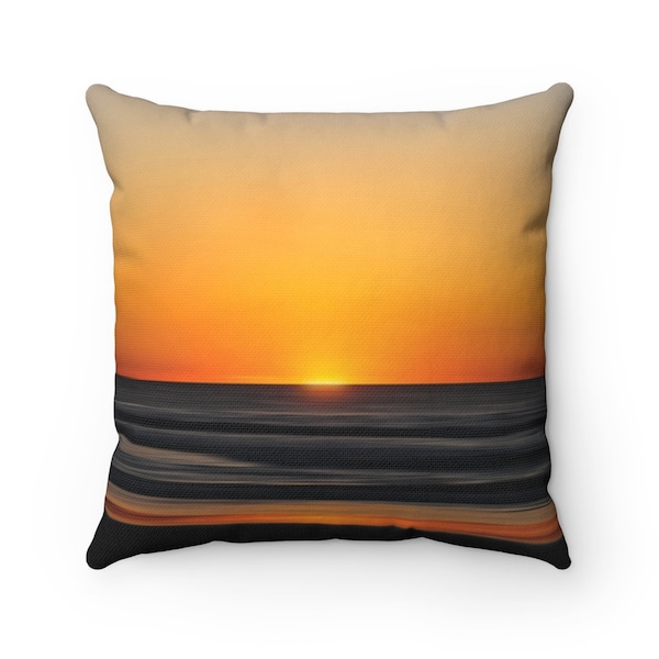 Beach Sunset Pillow - Etsy