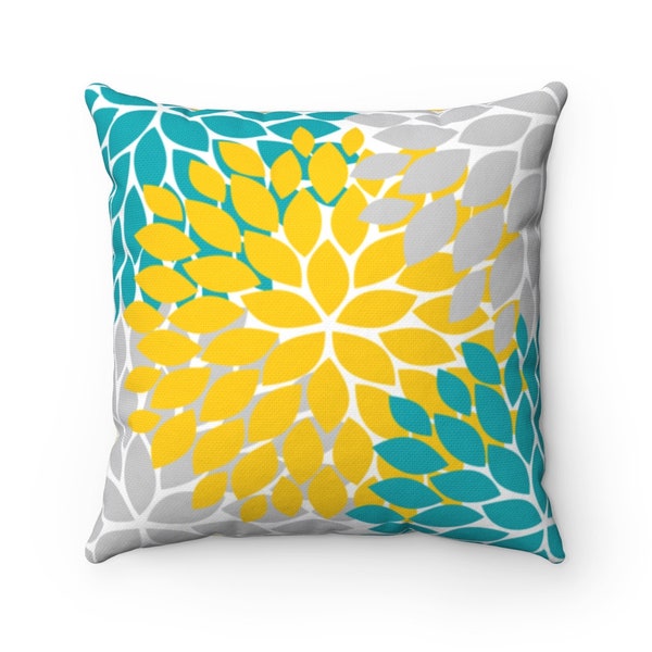 Gray Yellow Aqua - Etsy