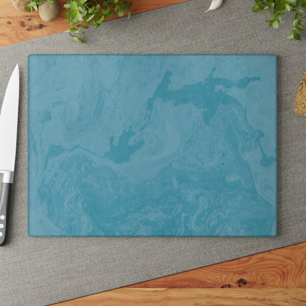 Blue Swirl Glass - Etsy