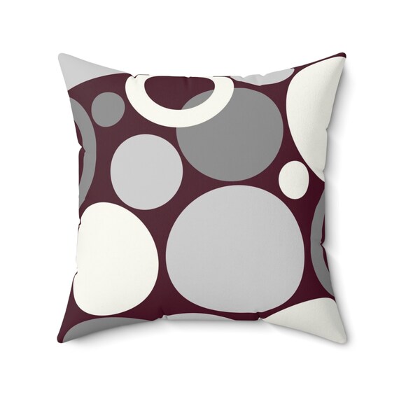Maroon Accent Pillow