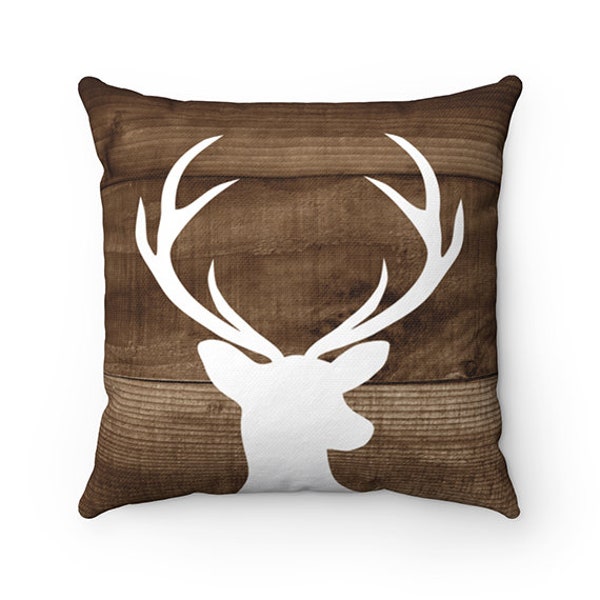 Deer Head Pillow - Etsy