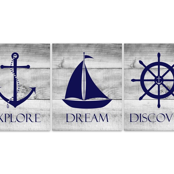 Navy Grey Nursery - Etsy