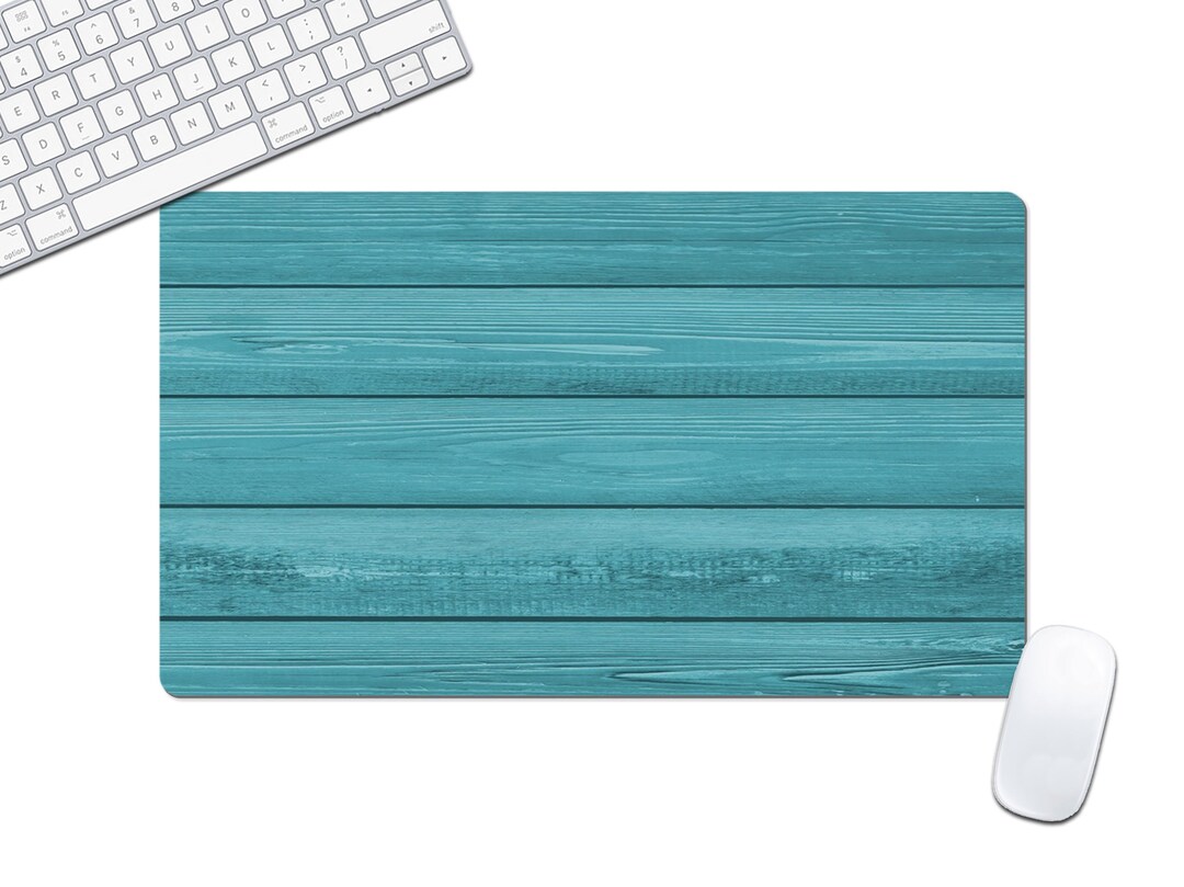 Teal Desk Mat, Desk Accessory for Office and Home Office, Teal Home ...