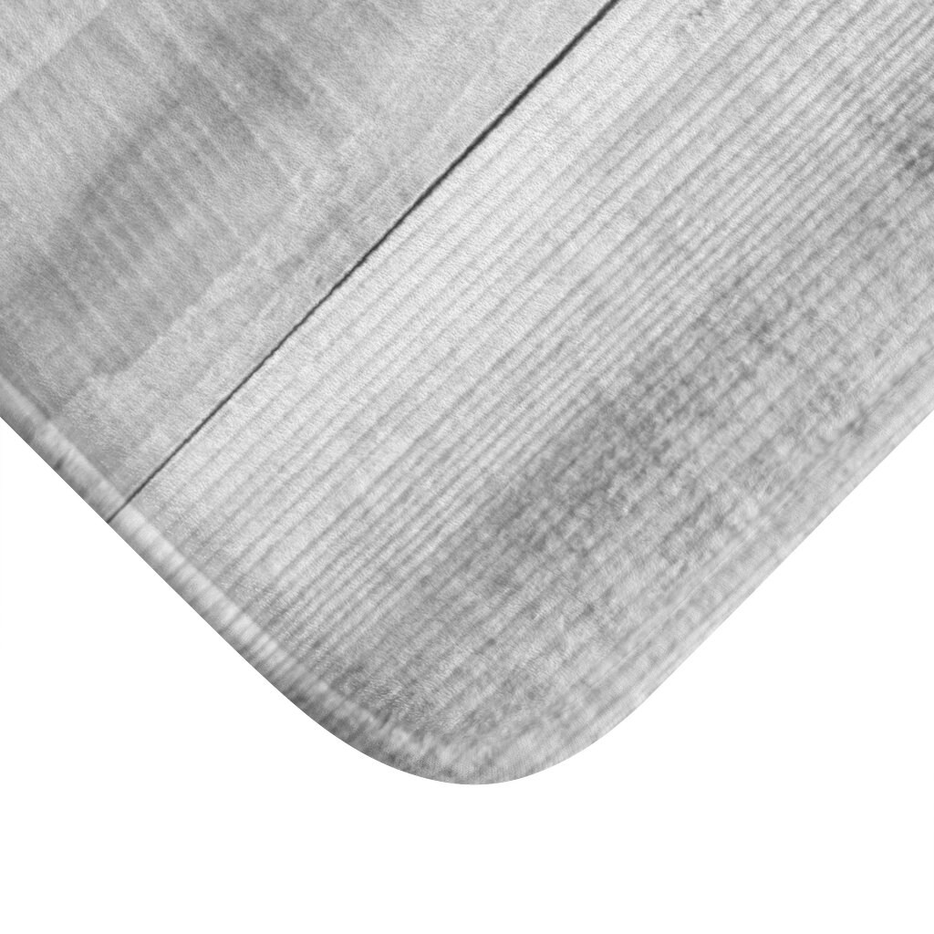 Gray Wood Floor Mat, Farmhouse Bathroom Mat, Farmhouse Kitchen Floor ...