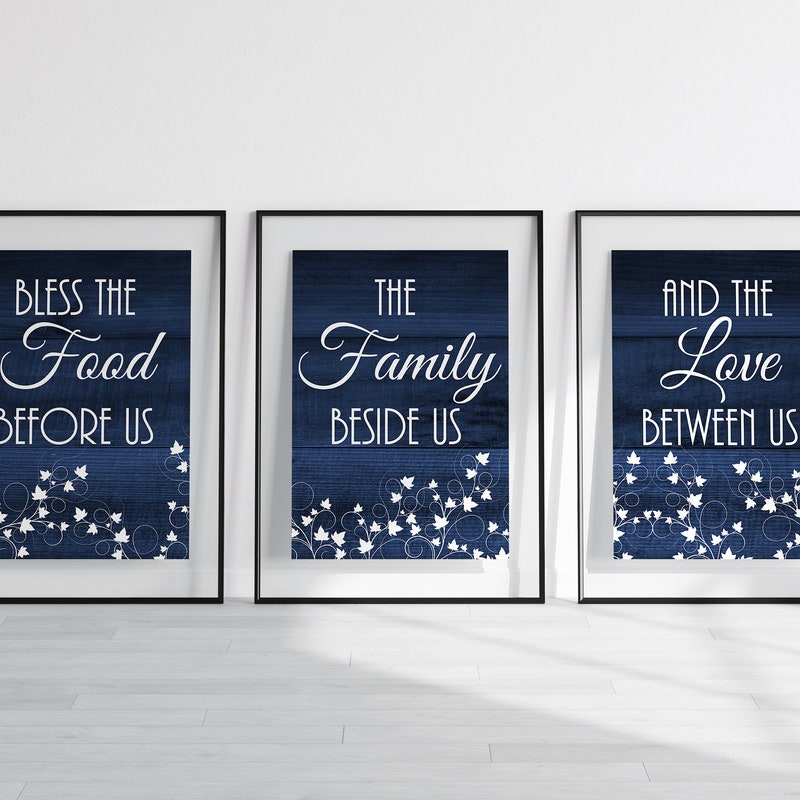 Blue Kitchen Art - Etsy