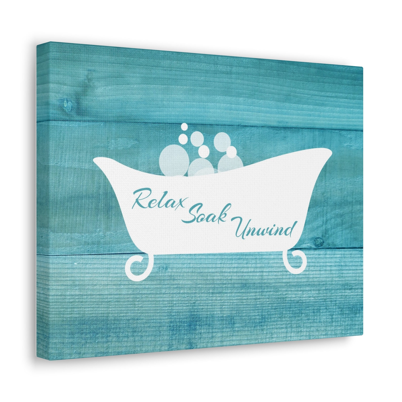 Bathroom Wall Art, Aqua Bathroom Decor, Turquoise and White Home Decor ...