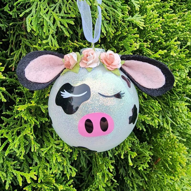 Cow Ornament - Etsy UK