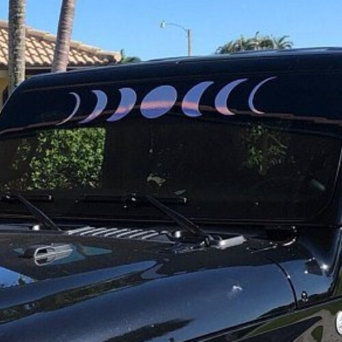 Ombre Moon Phases Vinyl Decals / Yeti Car Laptop Stickers - Etsy