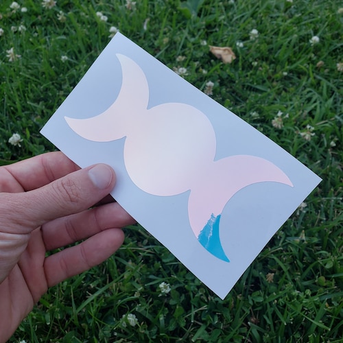 Ombre Moon Phases Vinyl Decals / Yeti Car Laptop Stickers - Etsy