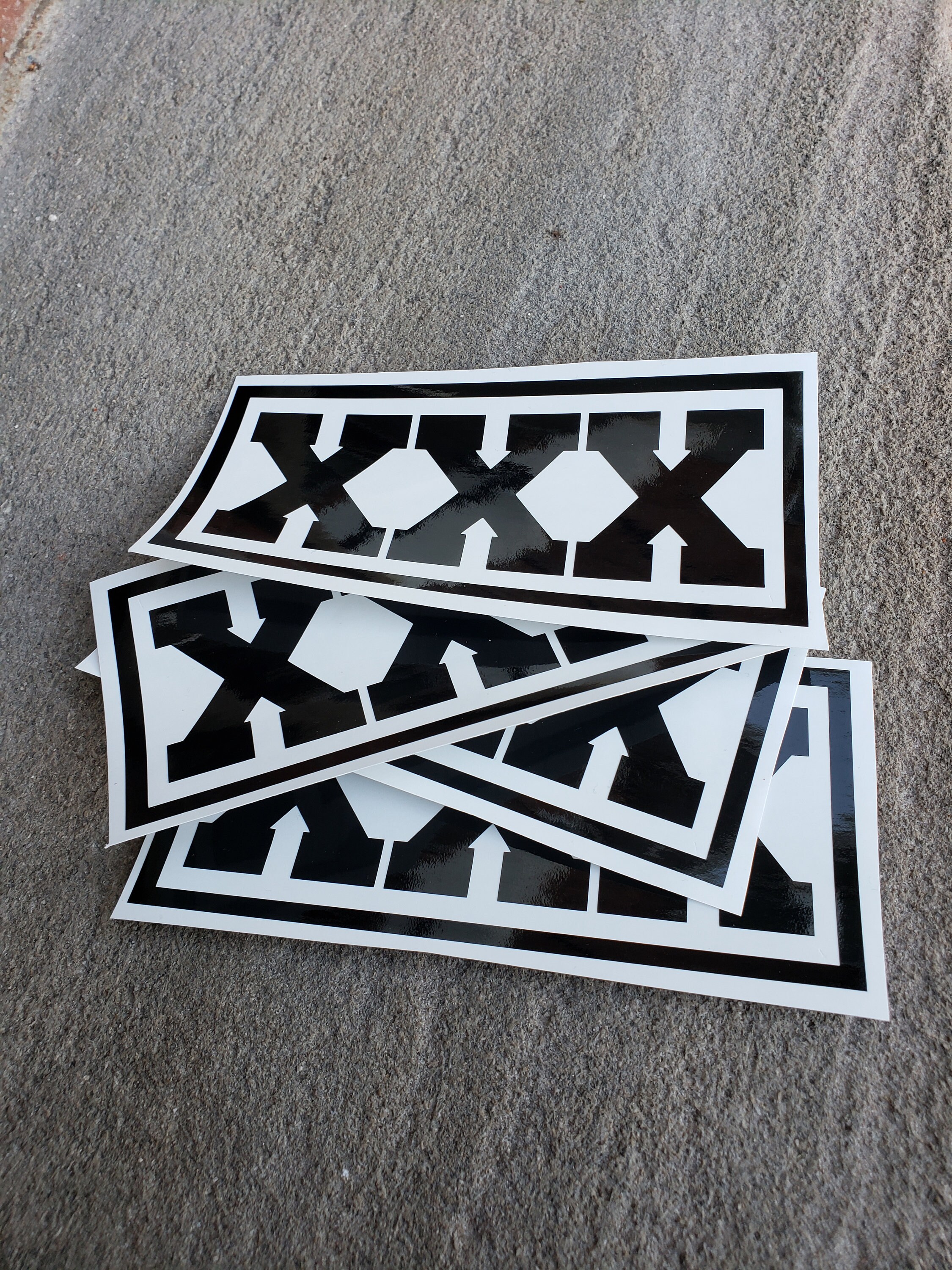 Straight Edge Vinyl Decals / Yeti, Car, Laptop Stickers - Etsy