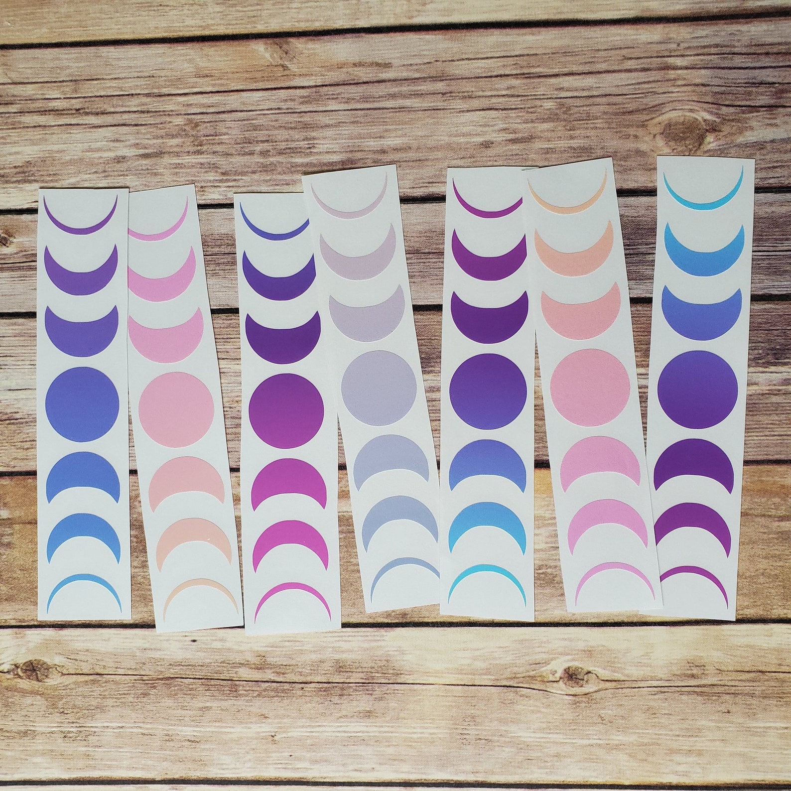 Ombre Moon Phases Vinyl Decals / Yeti, Car, Laptop Stickers - Etsy