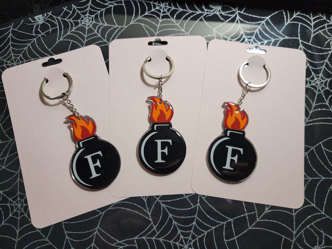 F Bomb Keychain - Etsy