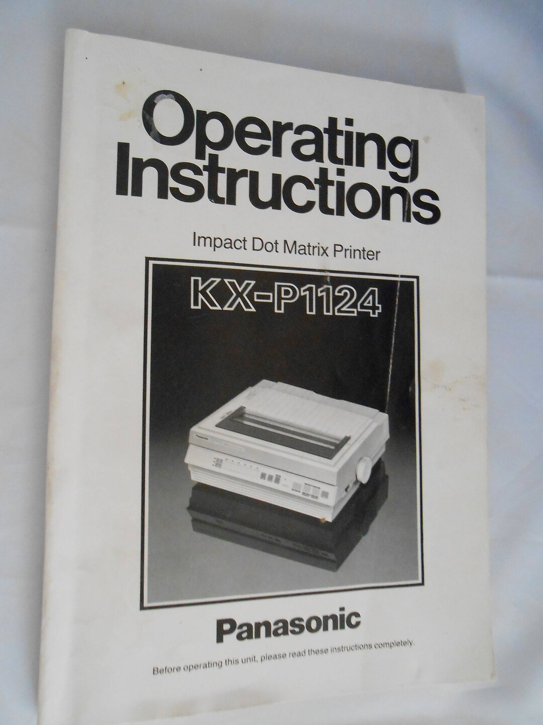 Panasonic KX-P1124 Dot Matrix Printer Manual - Etsy