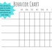 Printable Behavior Chart, ADHD, Digital Download - Etsy