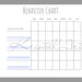 Fillable PDF Printable Behavior Chart, Blank, Digital Download - Etsy