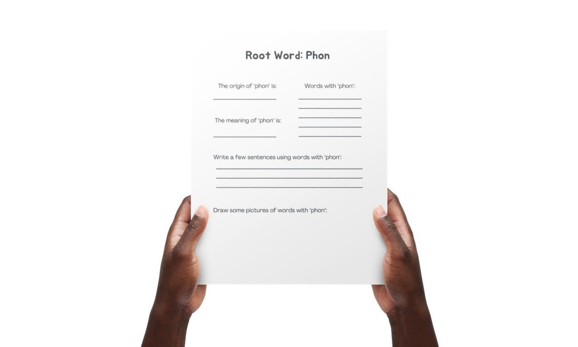 Phon2 Pg Greek Root Anchor Chart and Worksheet Prefix - Etsy