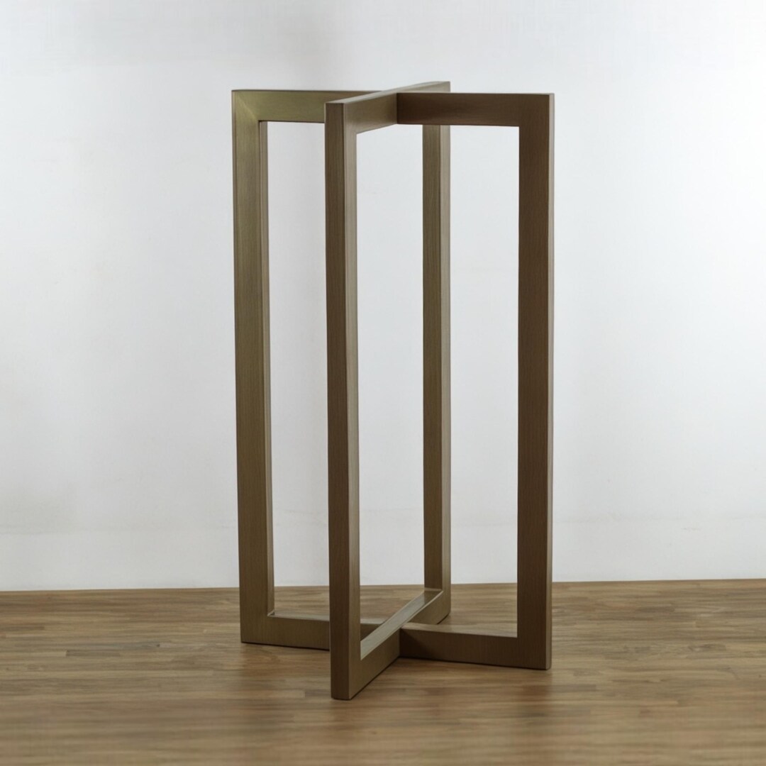 BAR Height Table Legs Metal | Heavy Duty Steel Base for Glass Wood ...