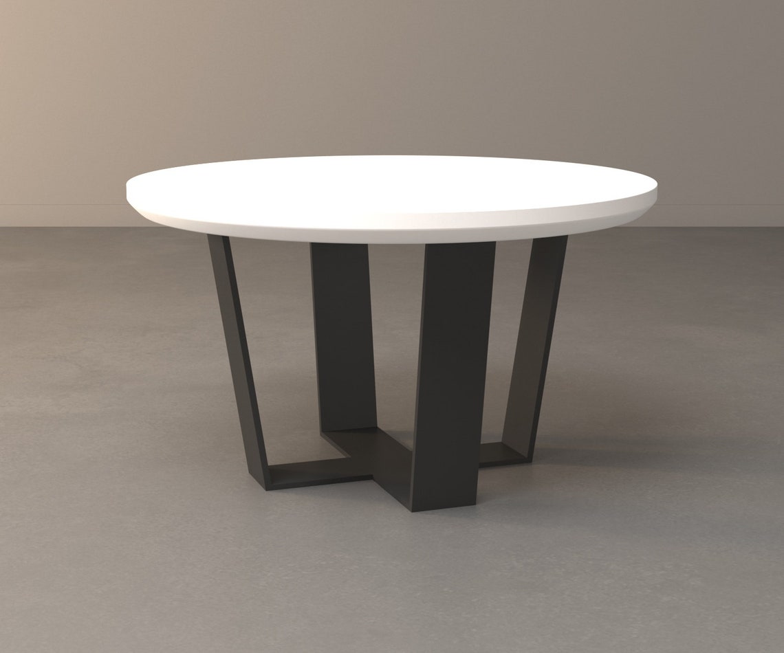 Metal ROUND Table Base for Coffee Tables end Table Legs Side - Etsy