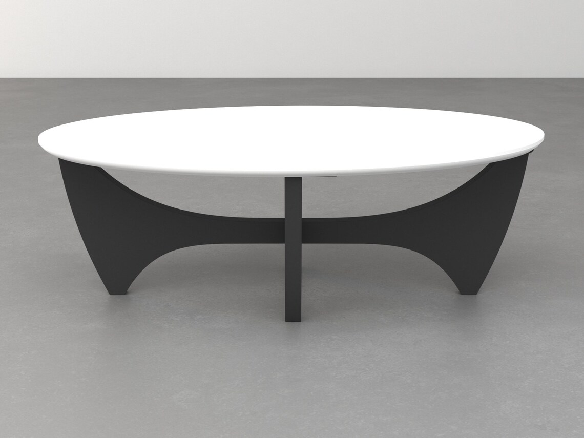 Mid-century Modern Coffee Table Base Vintage Style Metal - Etsy