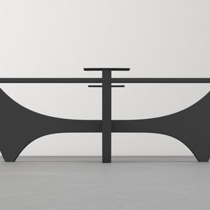 Mid-century Modern Coffee Table Base | Vintage Style Metal Table Base ...