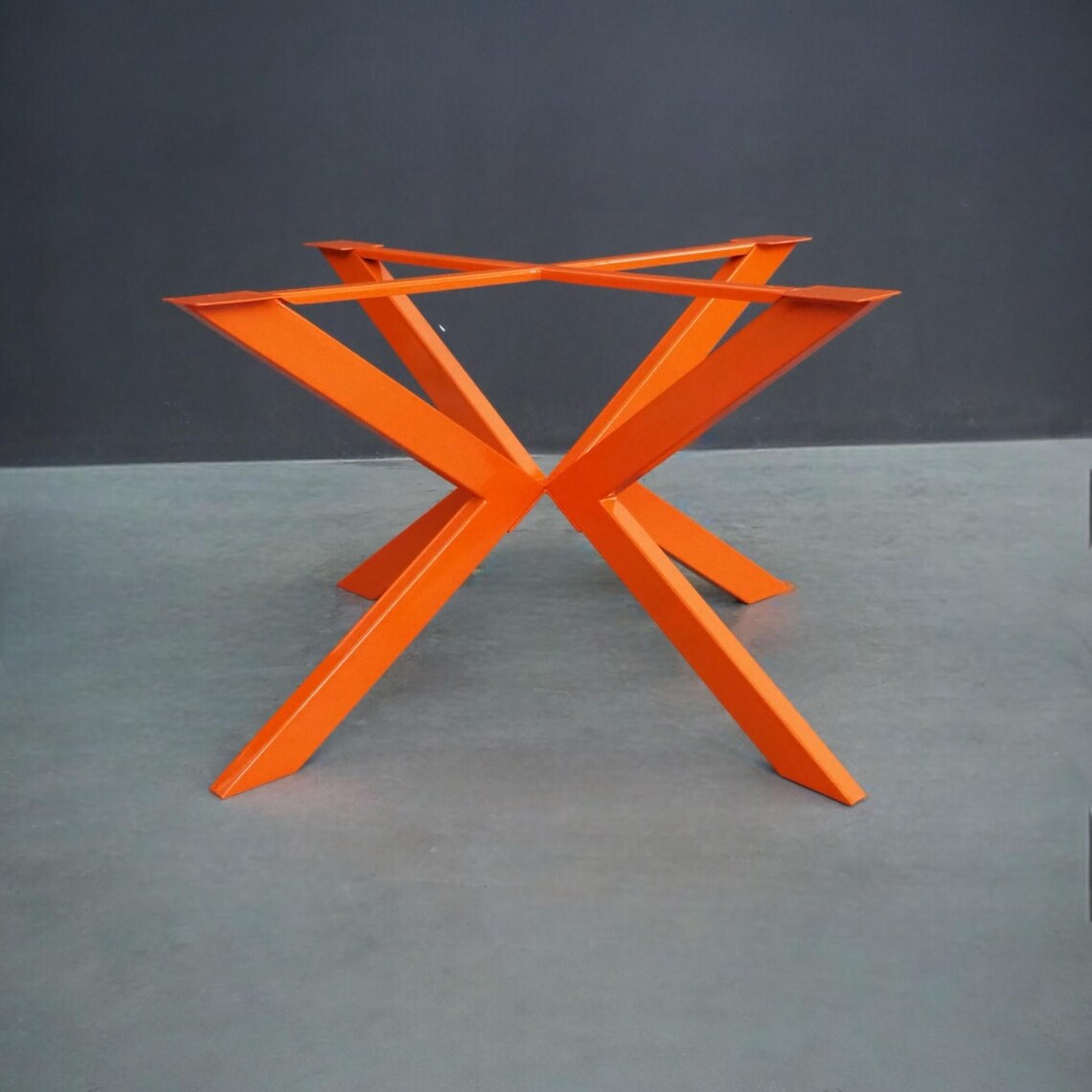 Heavy Duty Metal Dining Table Base :for 72” Round Tables | Modern Steel ...