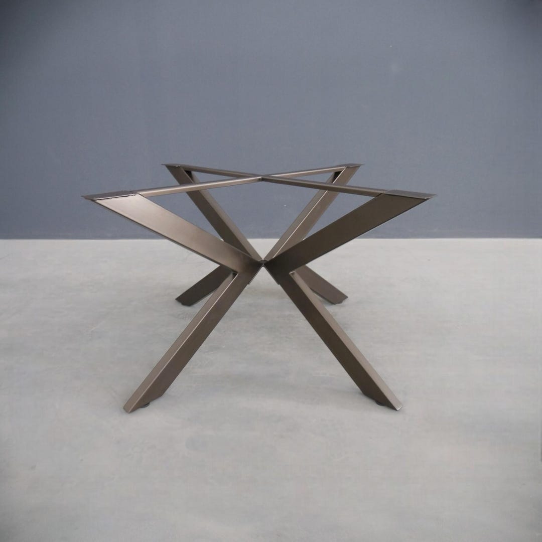 Heavy Duty Metal Dining Table Base :for 72” Round Tables | Modern Steel ...
