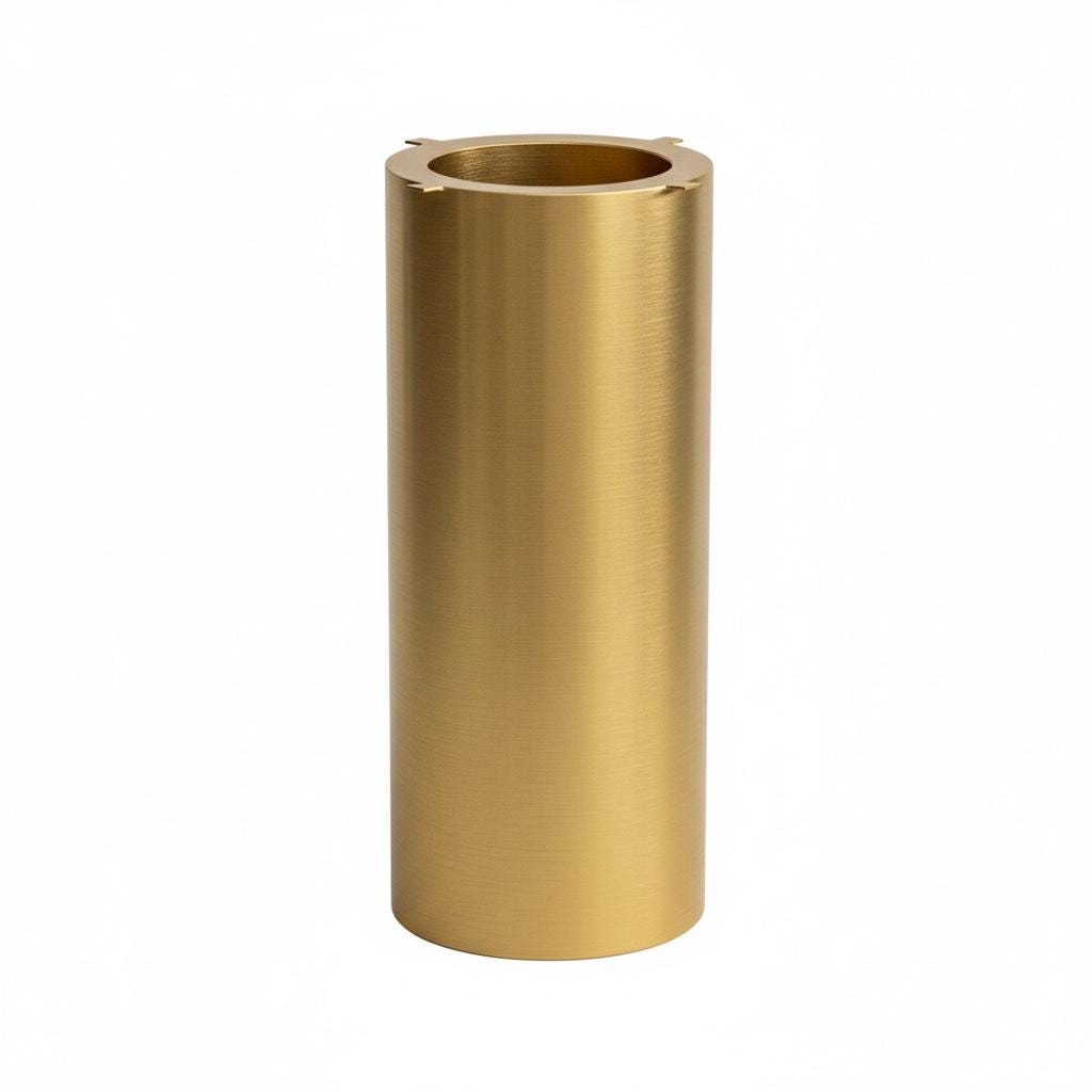 Brass Table Legs Custom Height (16” to 42”) | Modern Drum Pedestal Base ...
