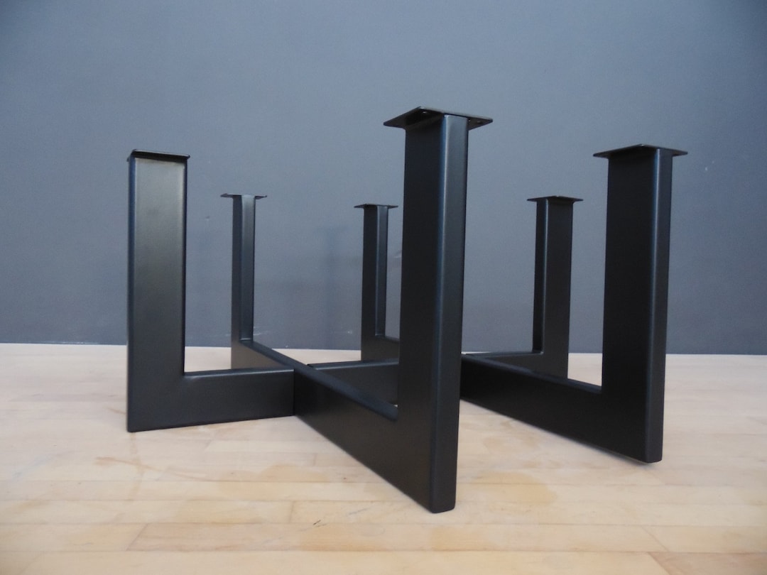 Metal Coffee Table Base - ''SQUARE TABLES '' |STURDY Steel Table Legs ...