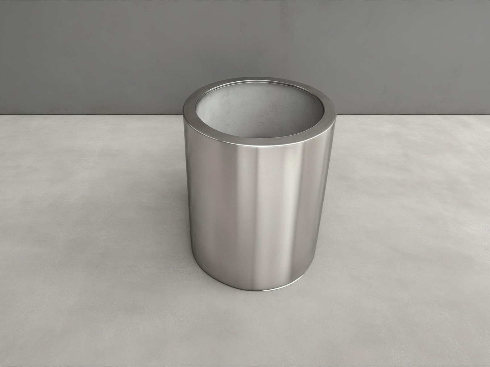 Custom Stainless Steel Round Drum Pedestal Base -side&end/dining Modern ...