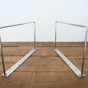 16" X 20" Steel Rod Table Bases,table Legs, Rod 12 Mm, Height 12" - 16 ...