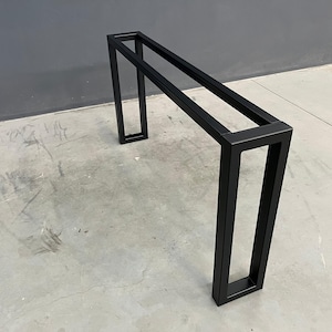 Counter Height Sofa & Hallway Table Base| Narrow Steel Table Base ...