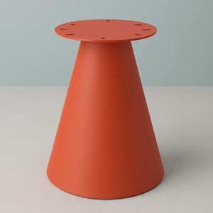 Modern Metal Pedestal Table Base – Tapered Steel Dining&counter Height ...