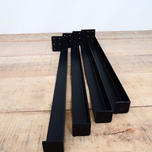 40" Angle Steel Table Legs, Height 33" - 40" SET (4) - Etsy